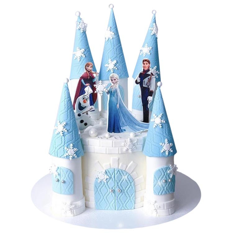 Торт Замок Эльзы из Холодного сердца | КАРАВАЕВО